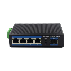 4 Port Gigabit Industrial Switch 1 Optical Uplink – CRED Technology